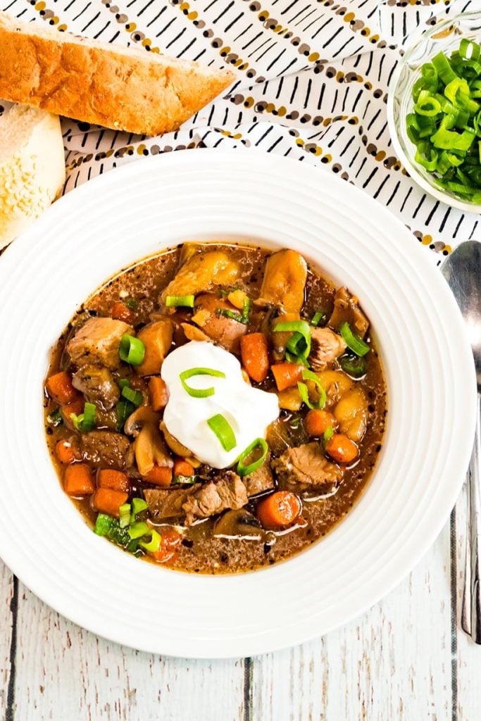 Instant Pot Steak And Potato Soup Gluten Free Step By Step Photos