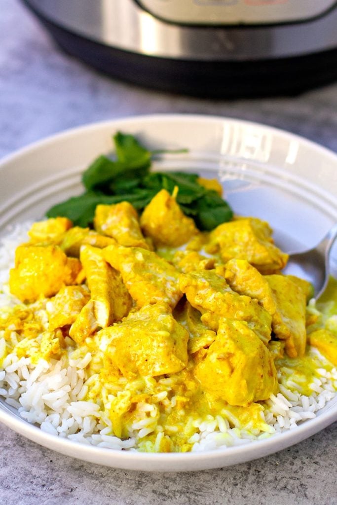 Instant Pot Coconut Chicken Curry (Only 5 Ingredients!)