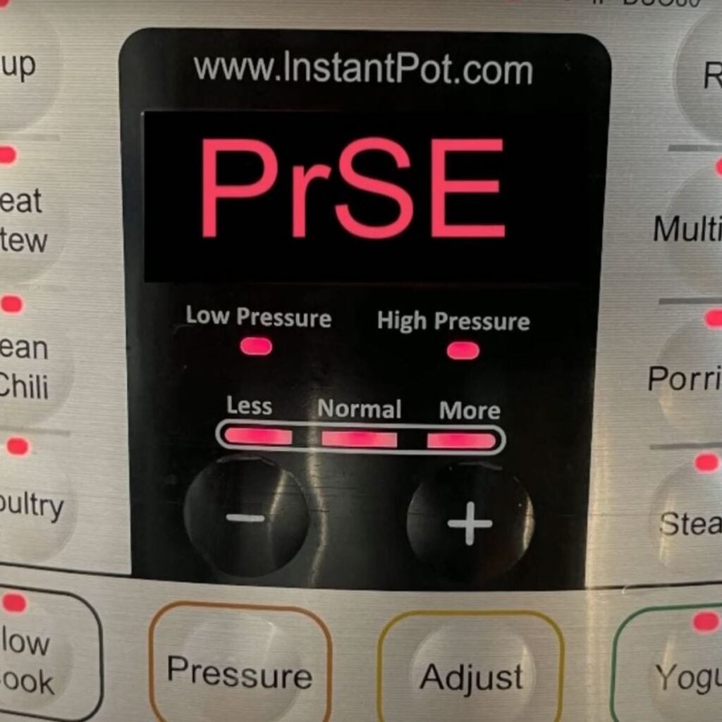 What Does Prse Mean On Instant Pot? Error Code Explained